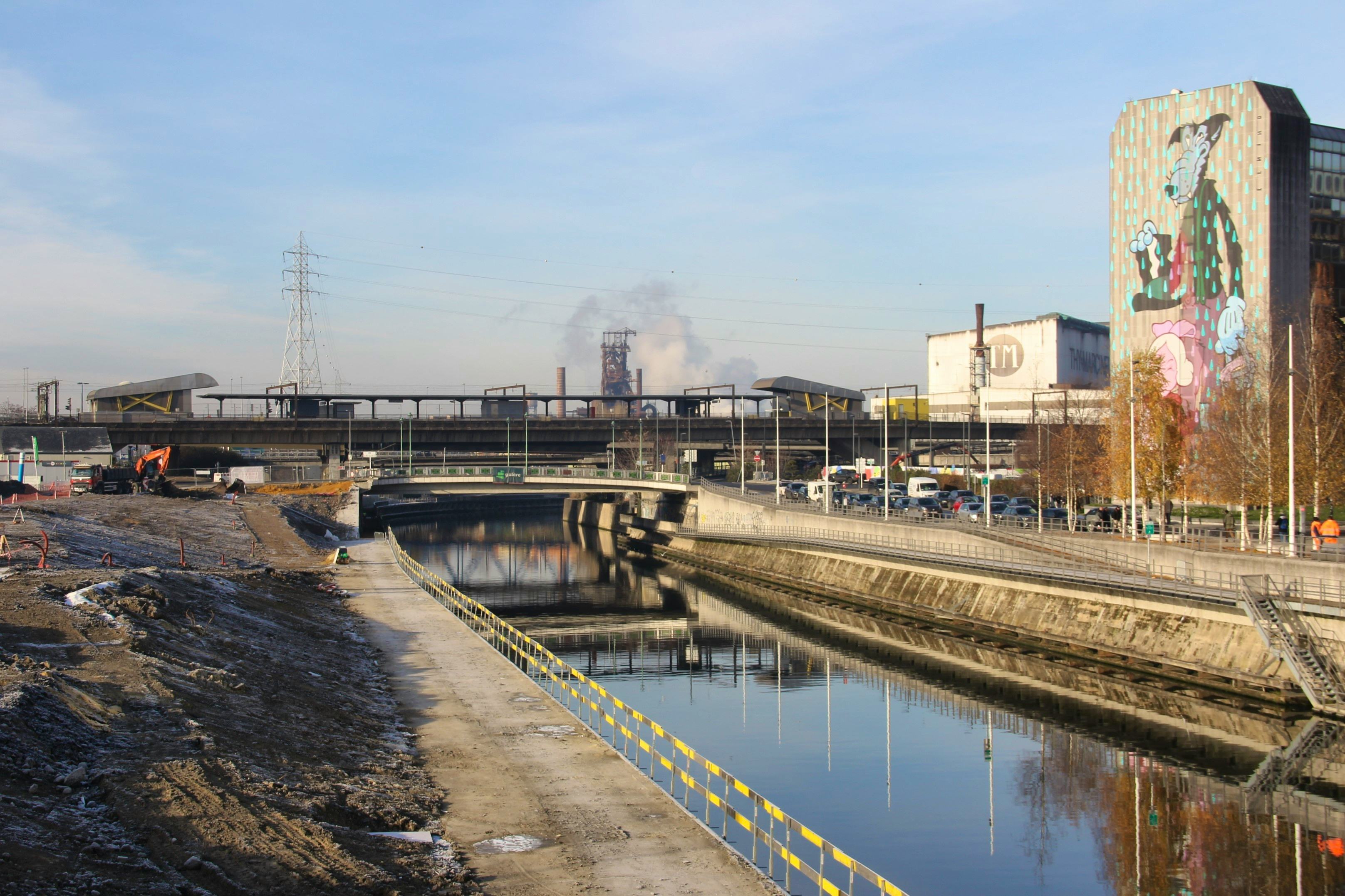 Quais de Sambre et gare Charleroi Central, la… | Ville de Charleroi